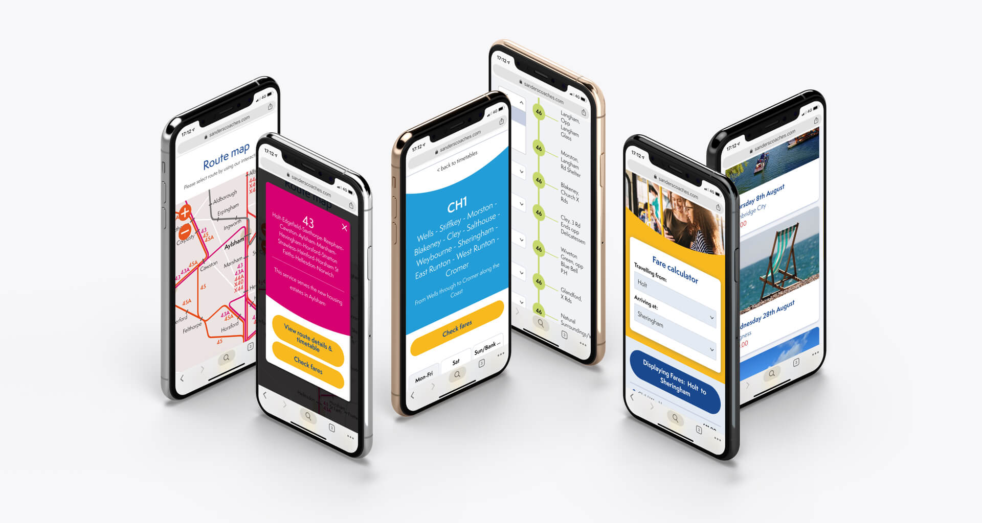 A new site with innovative user experience for Sanders Coaches // Candour